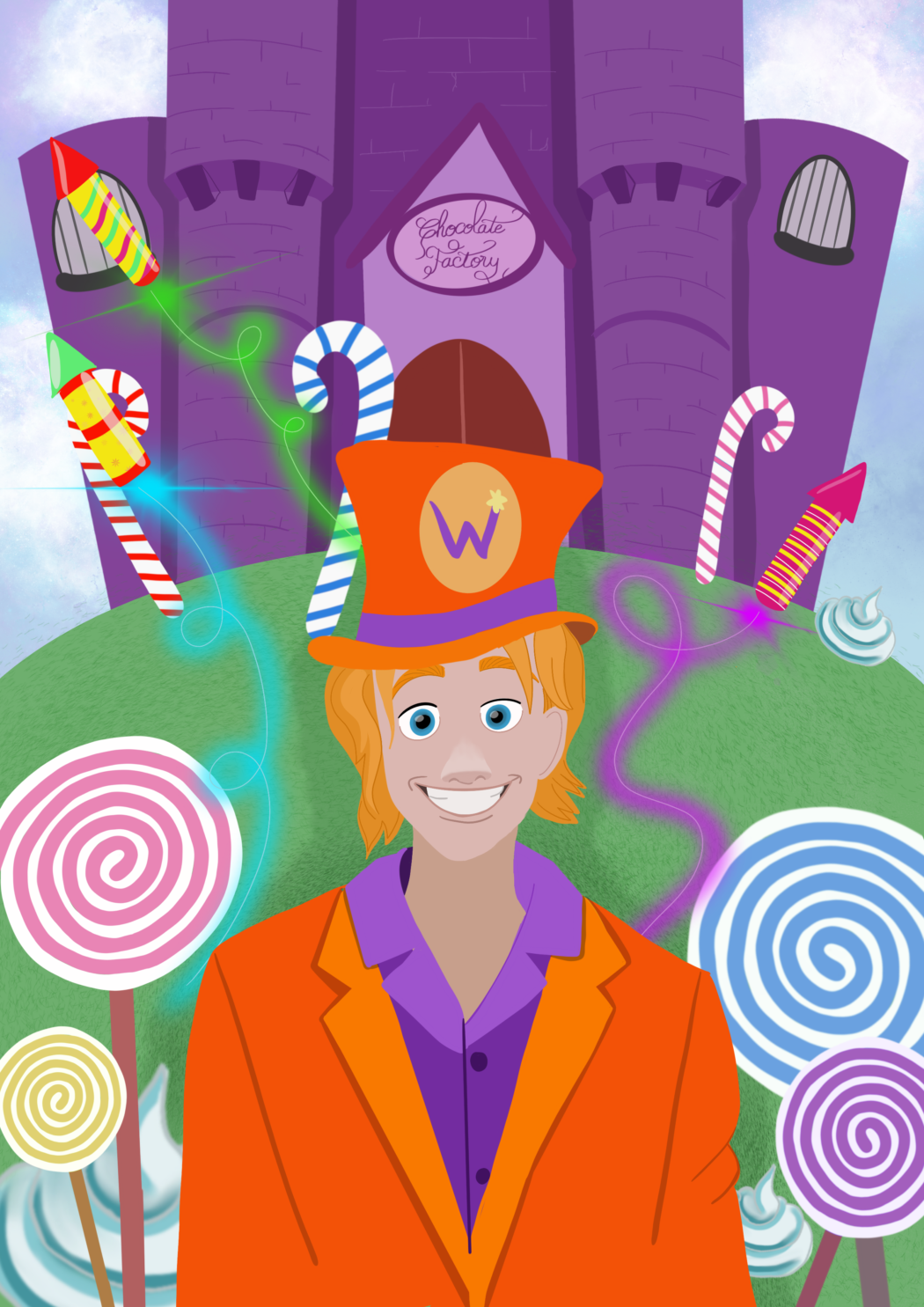 Headcanon - George Weasley est devenu Willy Wonka