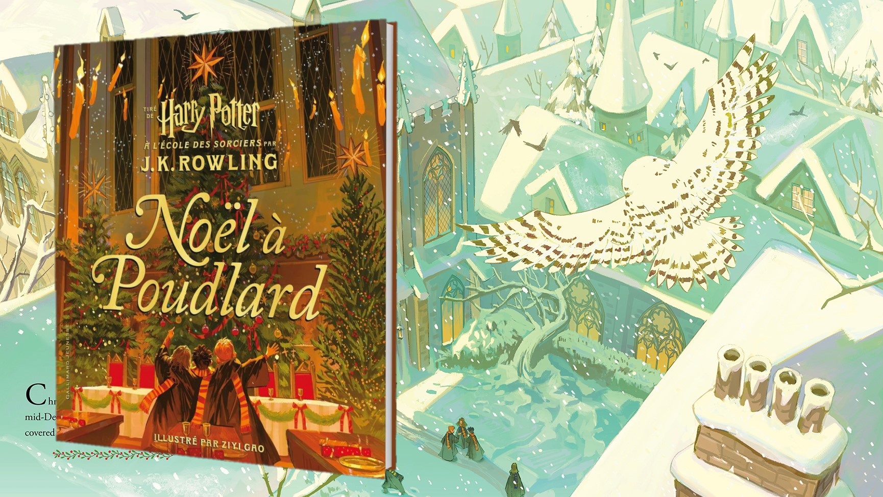 "Noël à Poudlard" - un chapitre de Harry Potter devient un livre