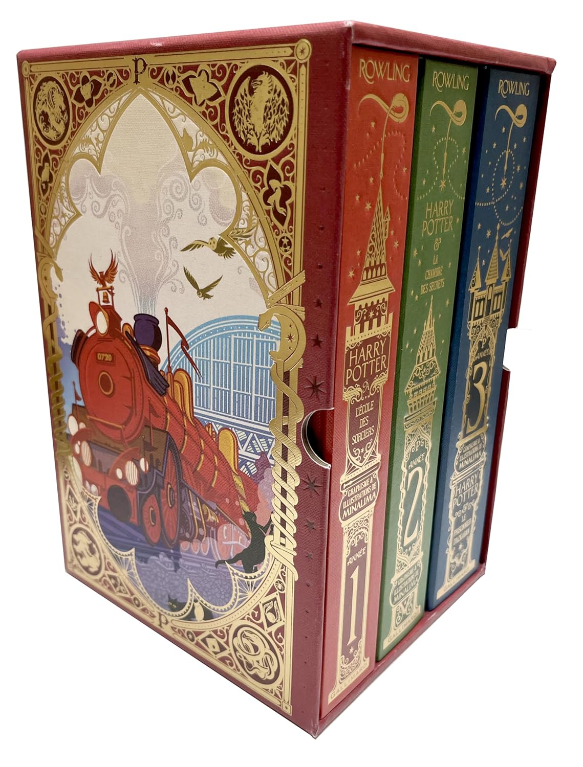 Harry Potter illustré par MinaLima : le coffret trois tomes